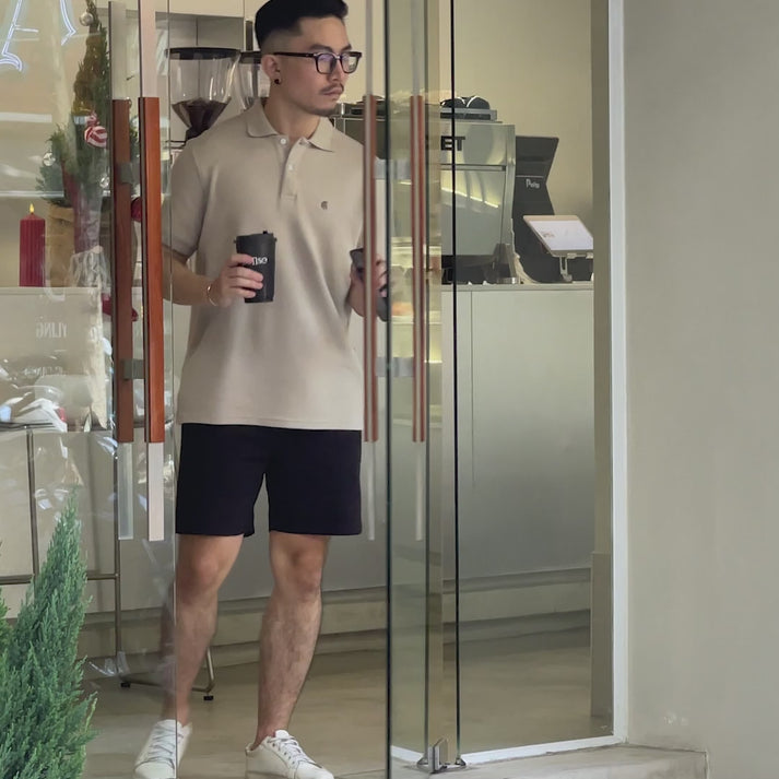 Áo Polo Nam Symbol Regular Fit - Vải Cá Sấu Cotton Interlock | Polomanor